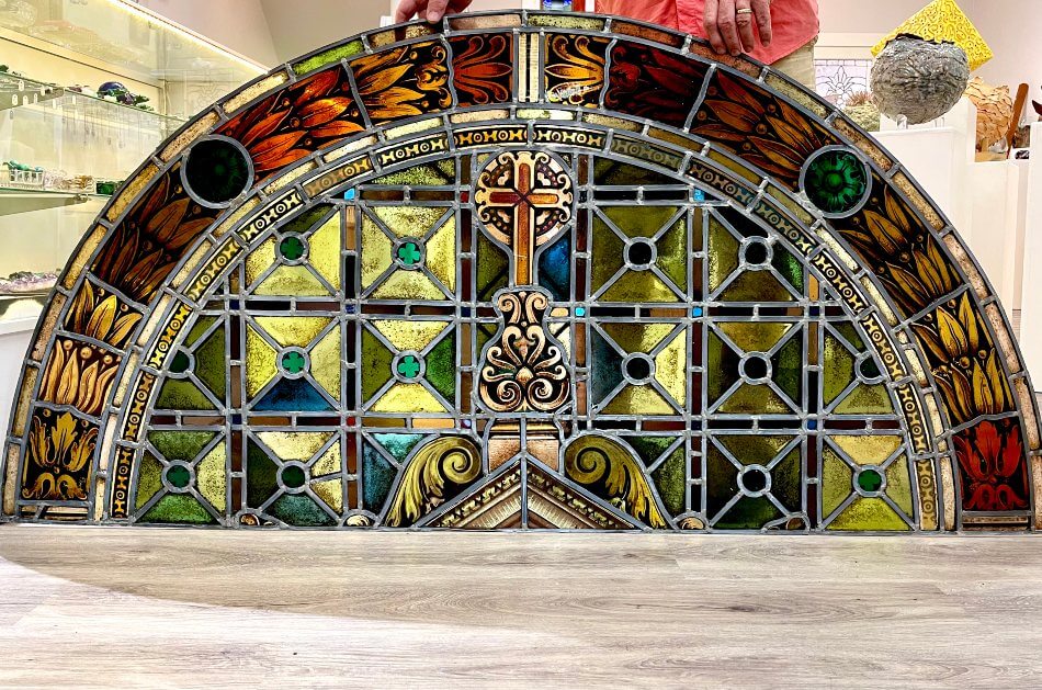 1800s Stained Glass Panel Restoration - Michaelé Rose Watson