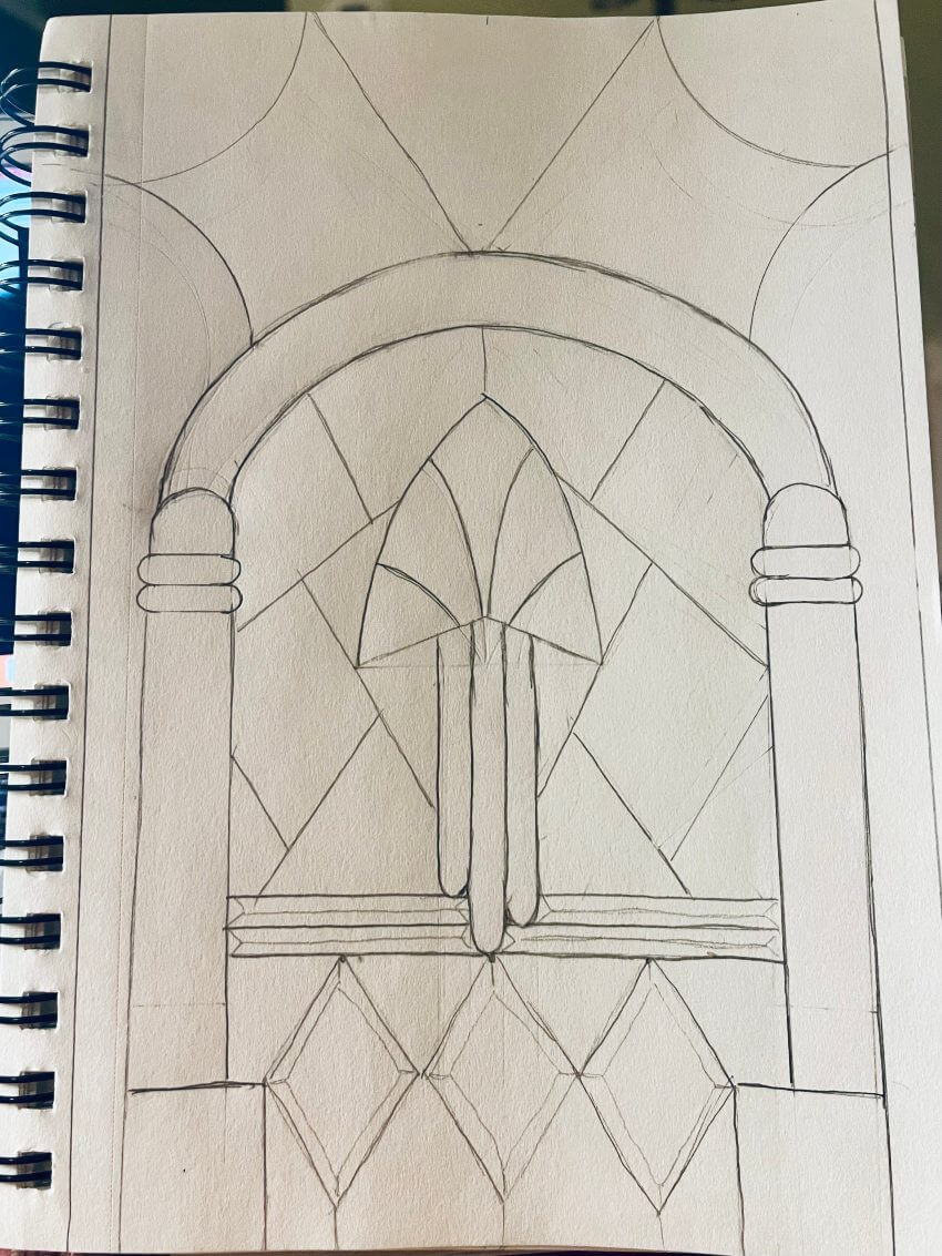 Creating an Original Stained Glass Design - Michaelé Rose Watson