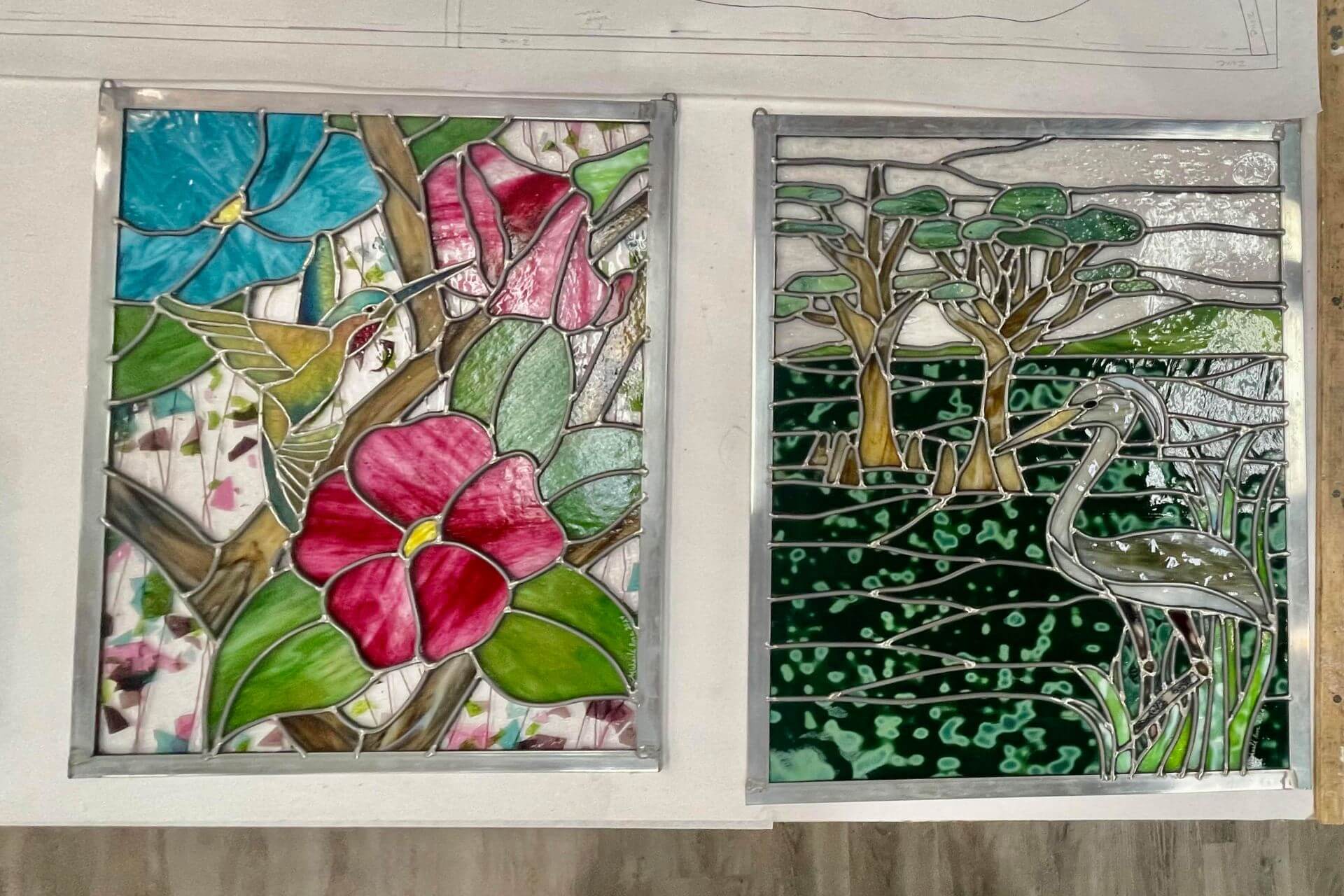 J. Dudley Stained Glass Commission - Michaelé Rose Watson